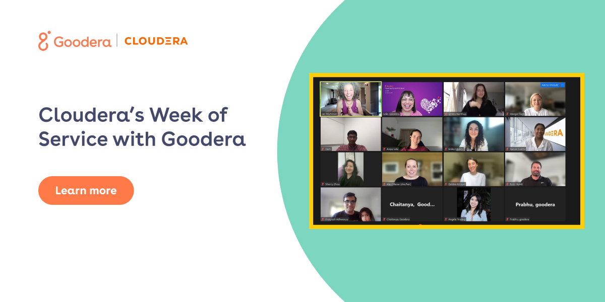 Virtually Engaging Cloudera’s employees for a Week of Service